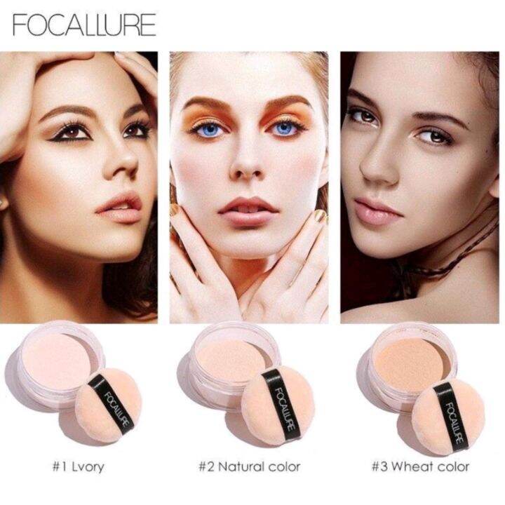 Grabstock Focallure Super Fine LOOse Powder Bedak Tabur FA15 Setting ...