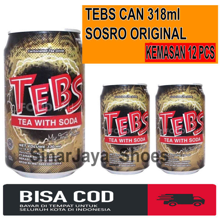promo murah TEBS kemasan kaleng 330 ml isi 12 pcs | Lazada Indonesia