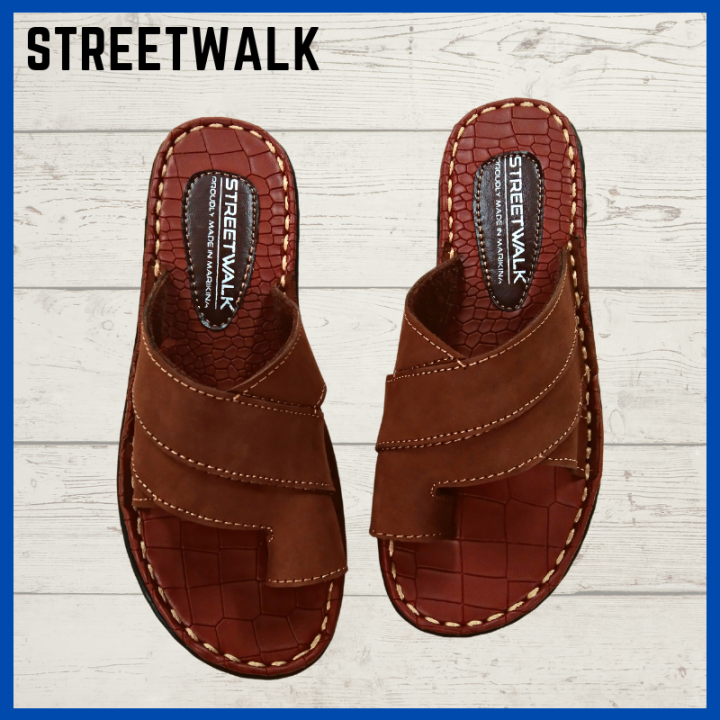 Streetwalk Footwear Marikina Made One Finger Leather Sandals for Women ...