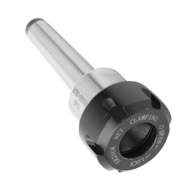 ER25 MT2 Collet Chuck เครื่องมือกัด CNC พร้อม M10ด้ายปลอก CNC คอลเล็ตเ ...