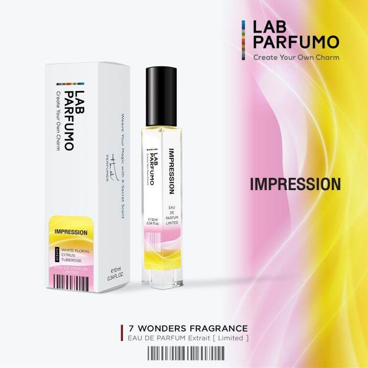 LAB Parfumo, IMPRESSION น้ำหอมสำหรับผู้ชายและผู้หญิง (ขนาด 4ml, 10ml) ความประทับใจ ที่ใครๆ ก็หลง ...