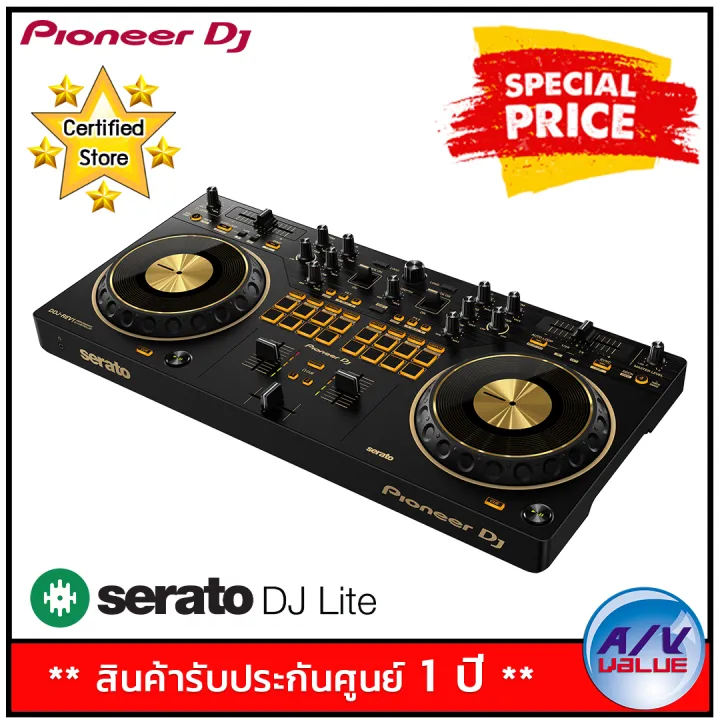 Pioneer DJ เครื่องเล่นดีเจ DDJ-REV1-N Scratch-style 2-channel DJ ...