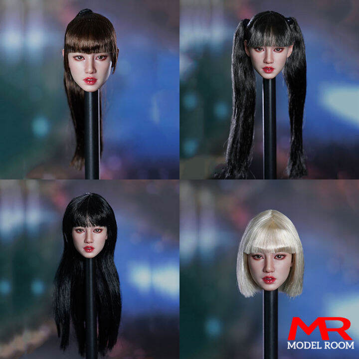 2023 Q2 SUPER DUCK SDH041 16 Lisa Head Sculpt Carving Model Fit ...