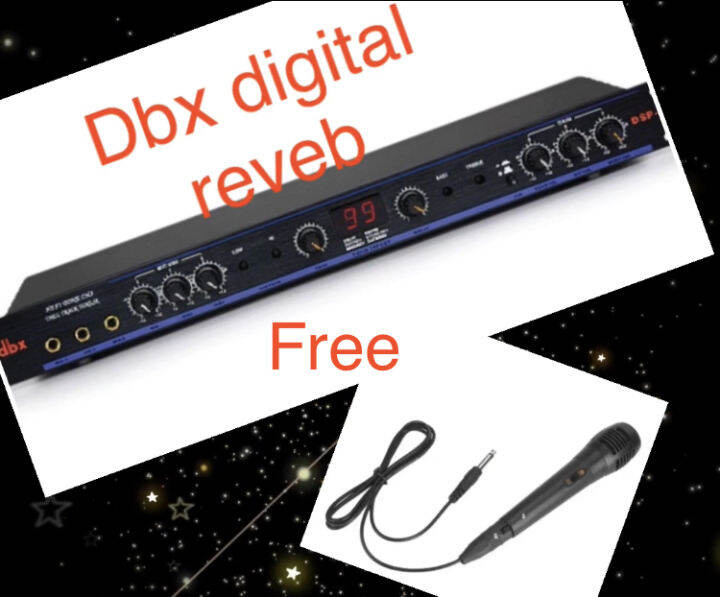 Dbx DSP-99IDSP100 Professional Digital Reverb Free Microphone | Lazada PH