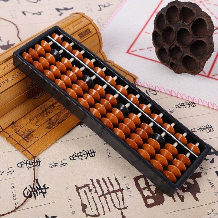 Counting Abacus HONBAY Cartoon Bear Chinese Abacus - 11-Digit Plastic ...