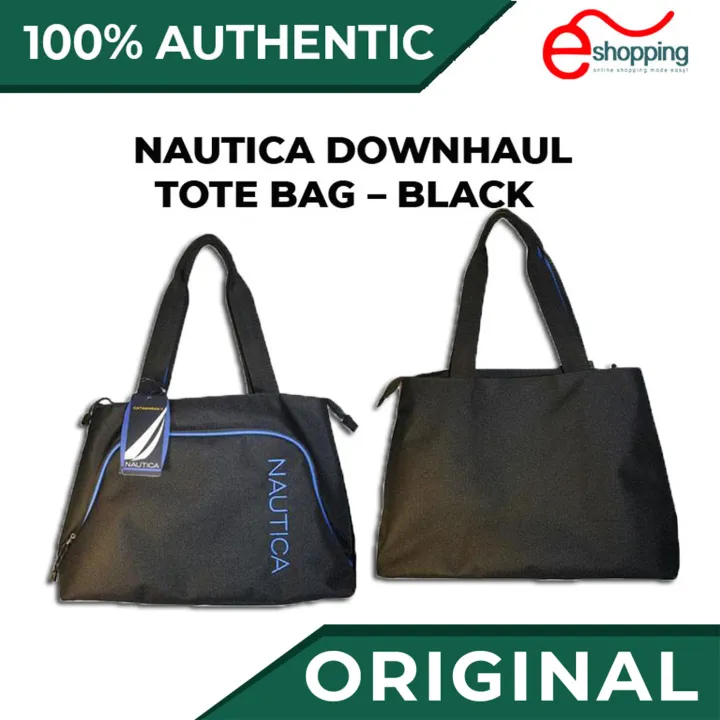 Nautica Steward Tote Bag – Black/Blue | Lazada PH
