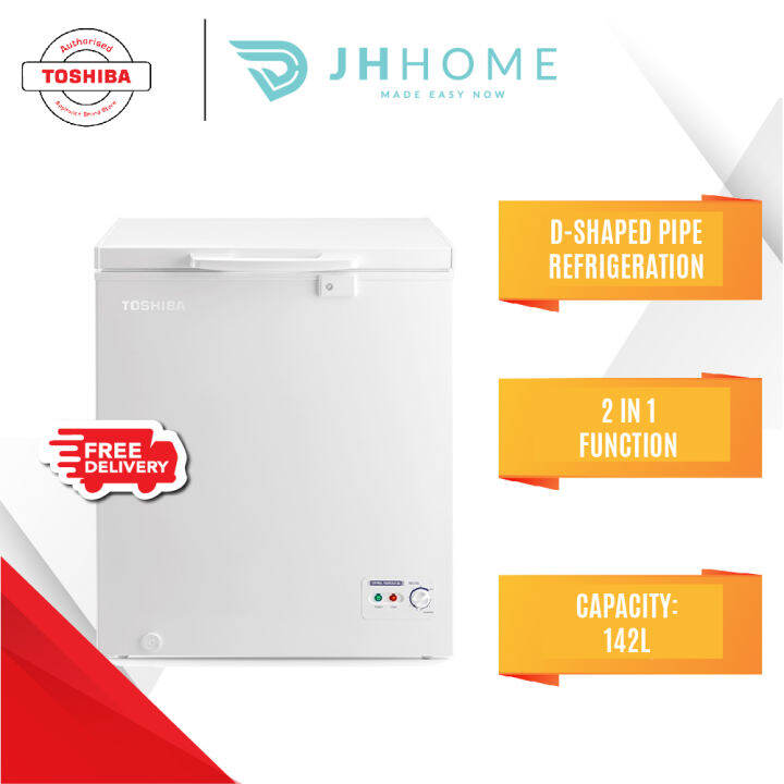 Toshiba 142L Chest Freezer CR-A142M Refrigerator Fridge | Peti Beku ...
