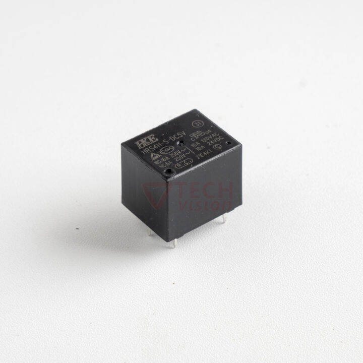 Relay 5v HKE 5Pin 5 Pin Kaki 5VDC 5volt 5 Volt Hitam | Lazada Indonesia