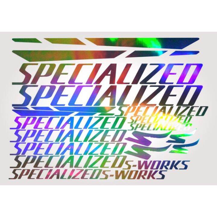 SPECIALIZED HOLOGRAPHIC MTB STICKER | Lazada PH