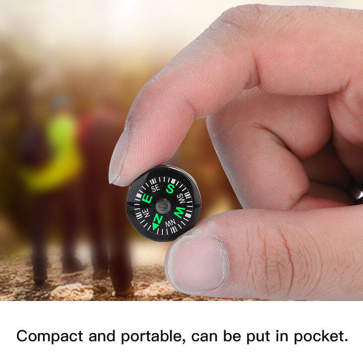 Portable Mini Compass Oil Filled Compass Lightweight 20mm for Hiking ...