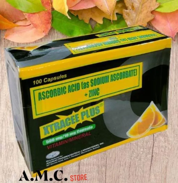 XTRACEE PLUS - SODIUM ASCORBATE + ZINC SULFATE 562mg/Capsule 100 ...
