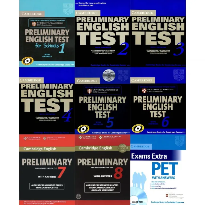 9 Books Collection Cambridge Preliminary English Test With Answer And 9-books-collection-cambridge-preliminary-english-test-with-answer-and