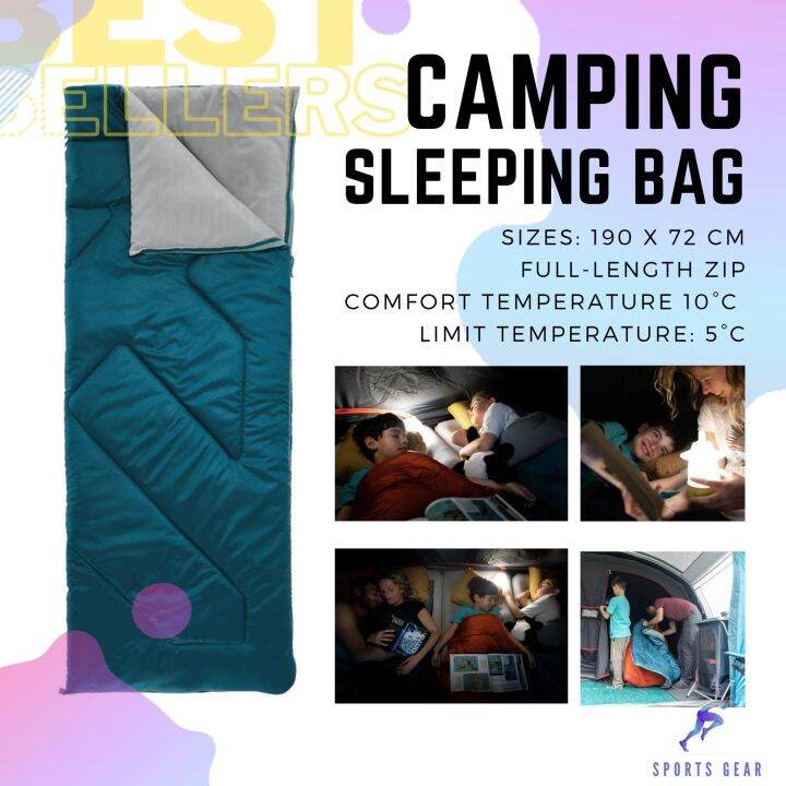 ถุงนอน เปลญวน เปลนอน Camping Sleeping Bag Sizes: 190 x 72 cm แคมปิ้ง เต ...