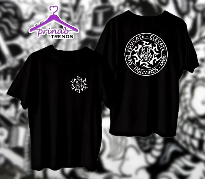 HIGHMINDS EDUCATE FRONT AND BACK (UNISEX) | Lazada PH