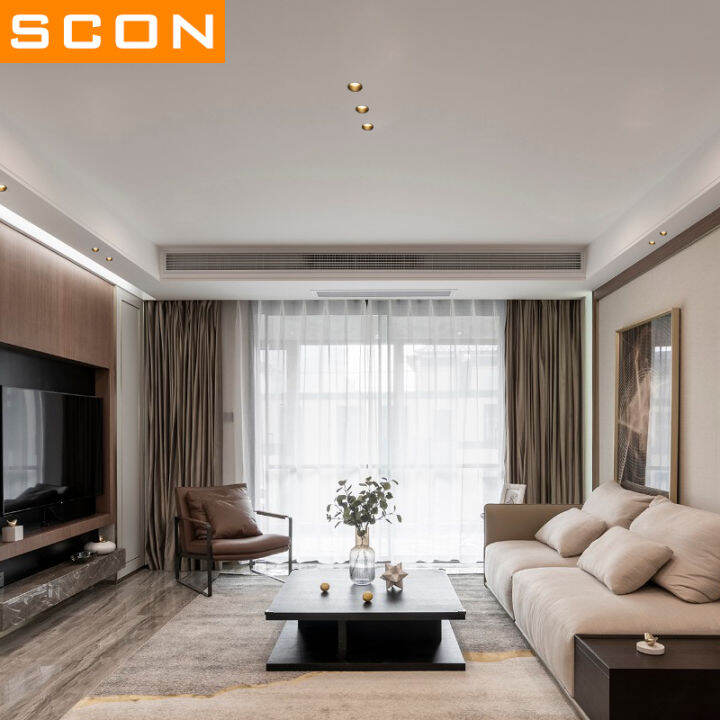 SCON borderless LED small spotlights anti-glare lights embedded 5W ...