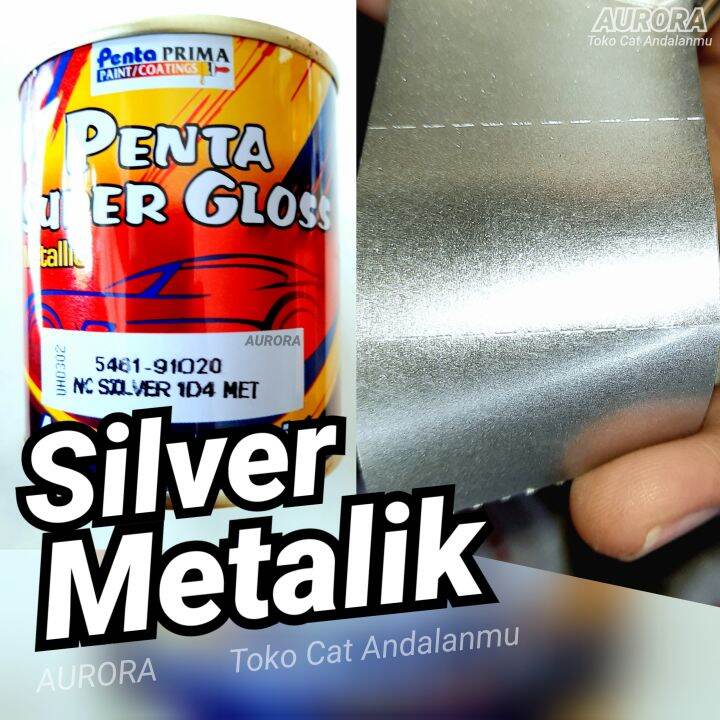 Cat Silver Metalik Penta Super Gloss Metallic Metalic Silfer Cat Mobil ...