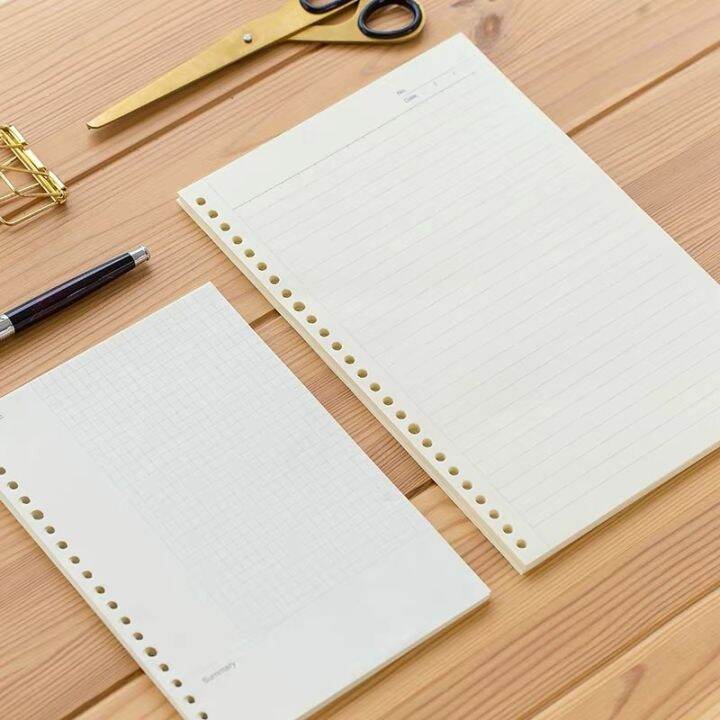 Notebooks 20/26 holes Refill pages/ loose leaf for binder a5 b5 (50 ...