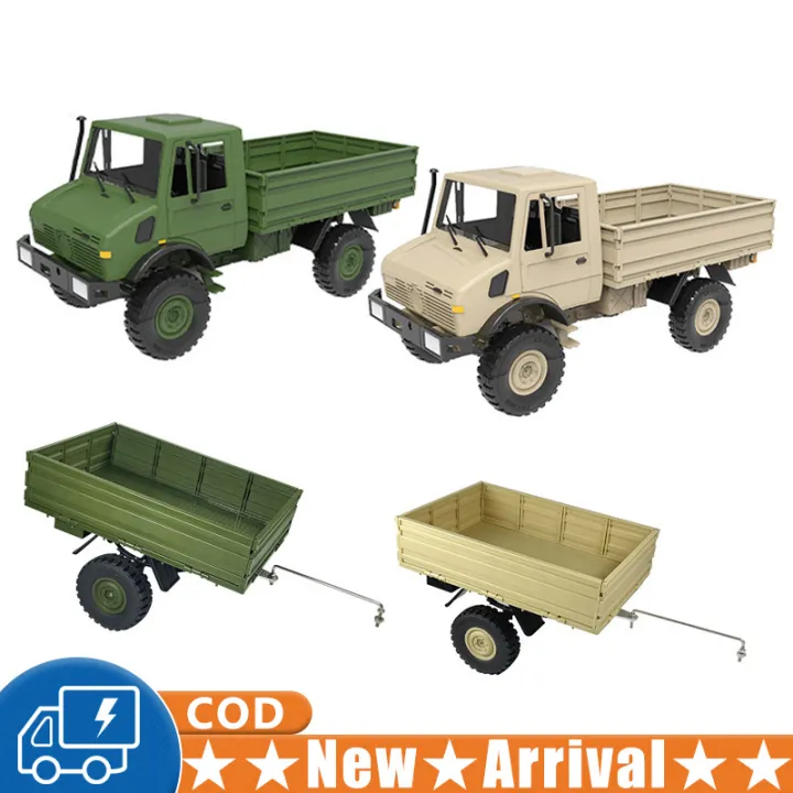 Ld/rc P06 Unimog Military Truck Rear Bucket Self-installed 4-wheel ...