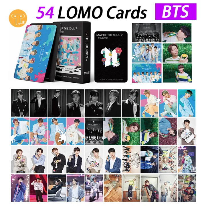 Monkey Fun BTS 54LOMO การ์ด Bangtan Boys แผนที่ SOUL:7 Fans' Aid M Jin ...