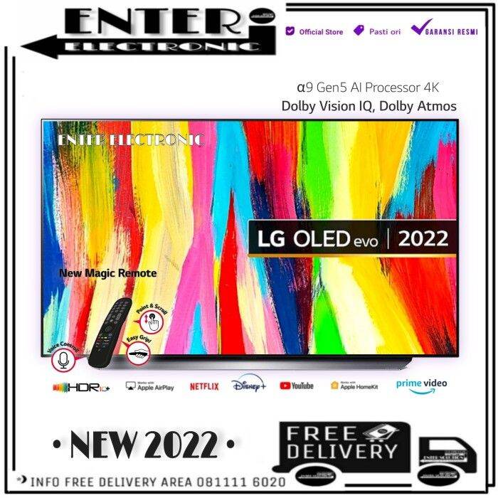 LG OLED83C2PSA - OLED TV 83 INCH 4K DOLBYVISION ATMOS OLED83C2 83C2PSA | Lazada Indonesia