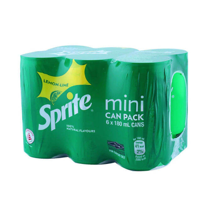 Sprite Mini Can Pack 6x180ml | Lazada