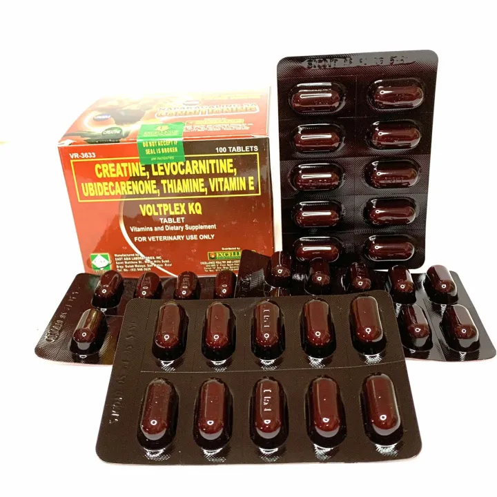 [FCR ARGIVET] 40 Capsules Voltplex KQ for Fighting Cock / Gamefowl ...