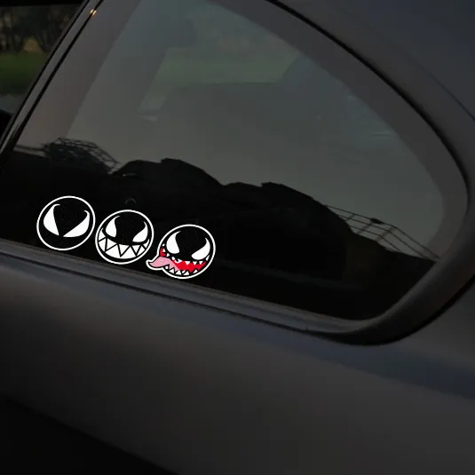Universal Cartoon Venom Reflective Car Sticker Marvel Film Venom ...