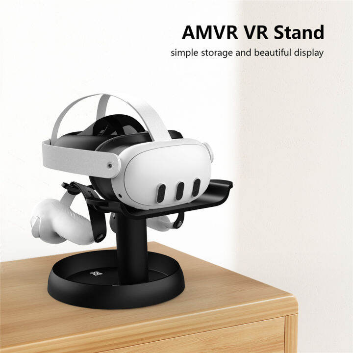 Stand Holder for Meta Quest 3 VR Headset & Controller Display Bracket VR Glasses Rack Holder ...