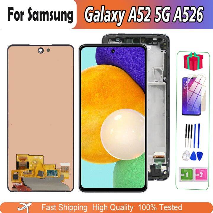 Original Lcd For Samsung Galaxy A52 5G A526 SM-A526B SM-A526B/DS LCD Display Touch Screen For ...