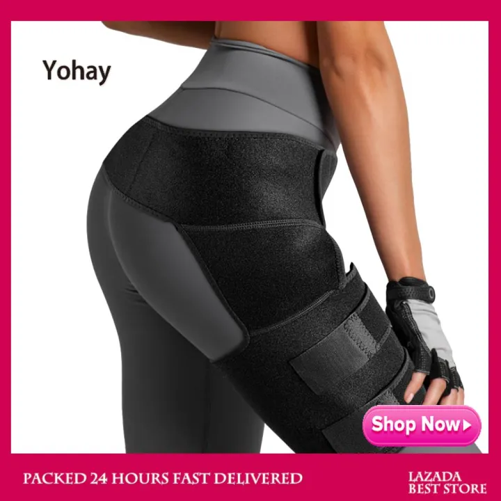 Hip Brace Thigh Hamstring Compression Support Wrap for Hip Flexor ...