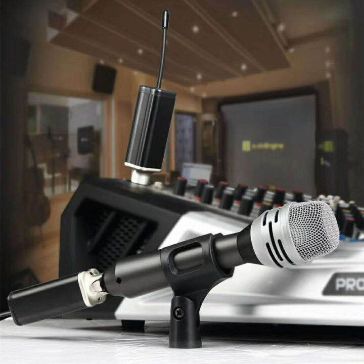 Wireless microphone converter of musical instrument for transferring ...