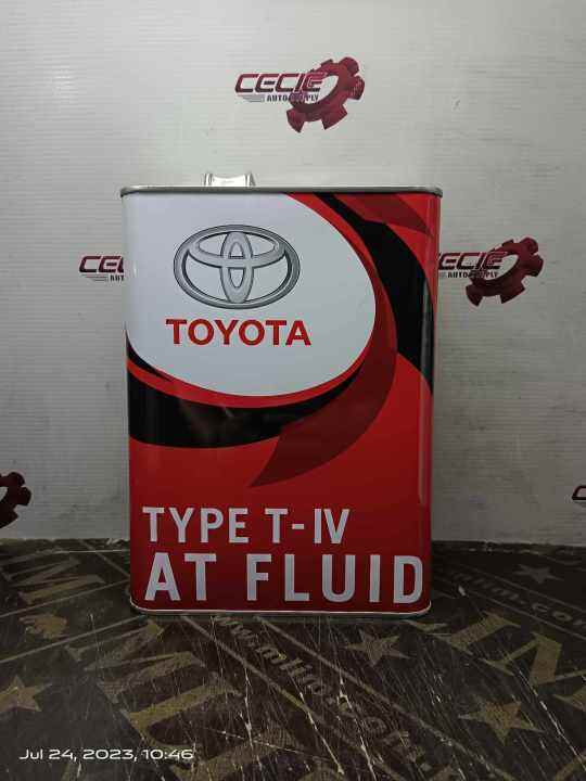 Toyota Genuine ATF Type T-IV 4 Liters 1 Gallon | Lazada PH