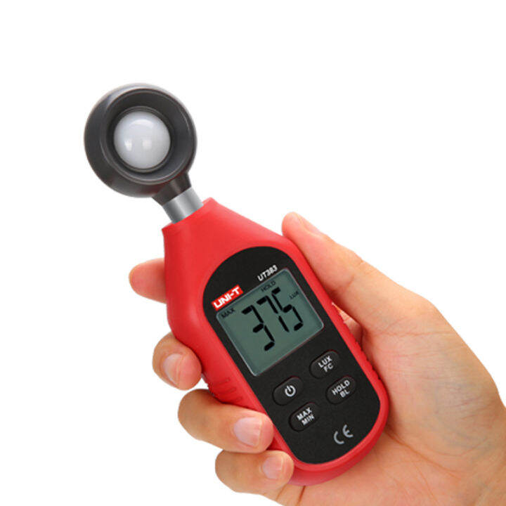 UNI-T UT383 Digital Light Meter Mini illuminance Meter Lux Meter ...