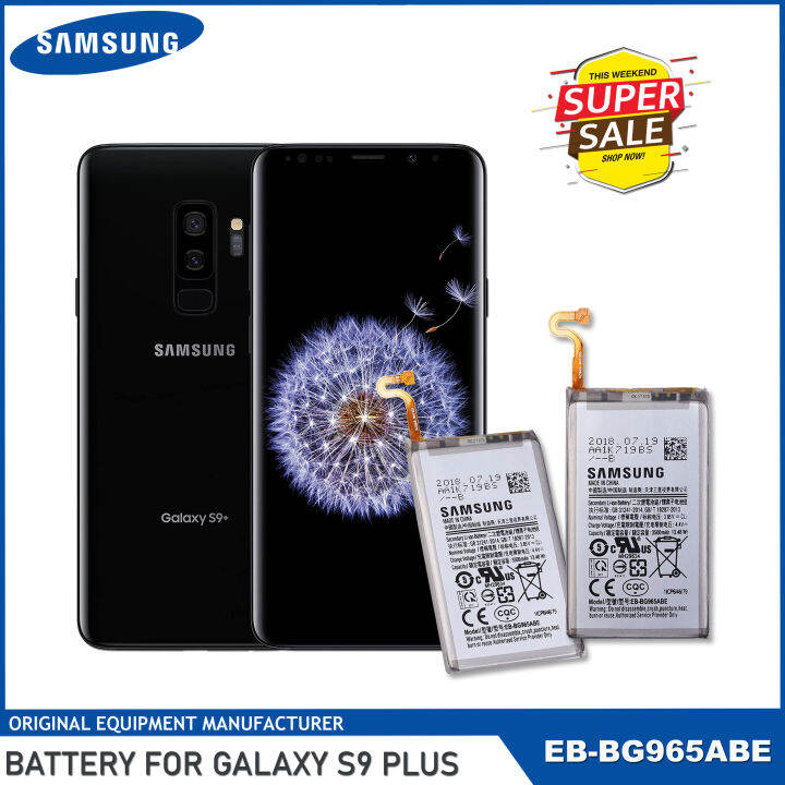 Battery for Samsung Galaxy S9 Plus Battery Fit SM-G965F G965F G965DS ...