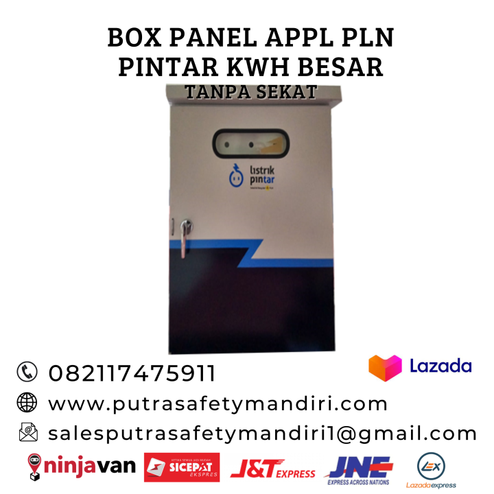 BOX PANEL PLN PINTAR LISTRIK KWH BESAR PLAT 1.5MM SAFETY OUTDOOR TANPA ...