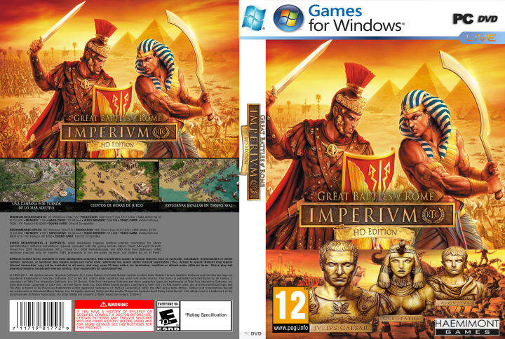 Imperivm RTC - HD Edition "Great Battles of Rome" PC GAME [Offline ...