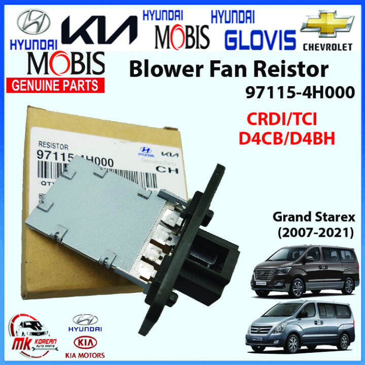 [GENUINE] Blower Fan Resistor/Blower Motor Resistor for Grand Starex ...