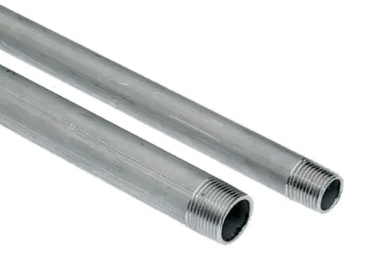 20MM X 150MM(L) STAINLESS STEEL SHORT PIPE BOTH END THREADED FOR METER ...
