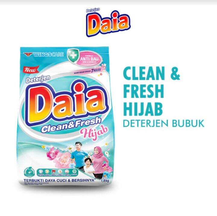 Daia Deterjen Bubuk Clean & Fresh Hijab 1.7 kg | Lazada Indonesia