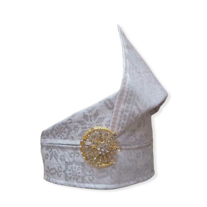 Tanjak MELAYU FULL SONGKET Bond Natural Crown Pading RIAU | Lazada.co.th