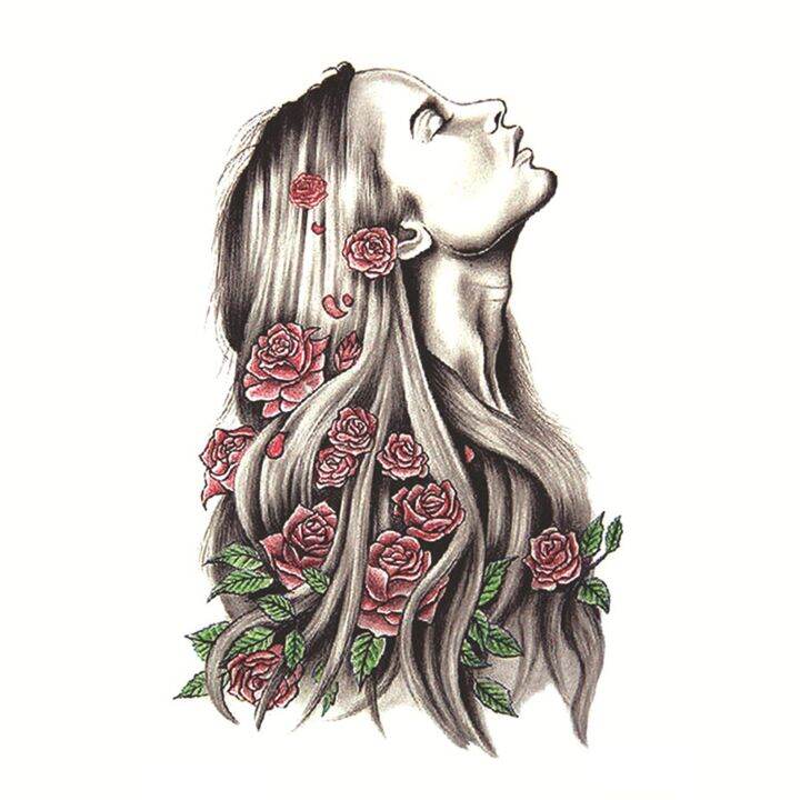 1PC Tattoo Stickers New Long Lasting Waterproof Removable Cover Scars ...