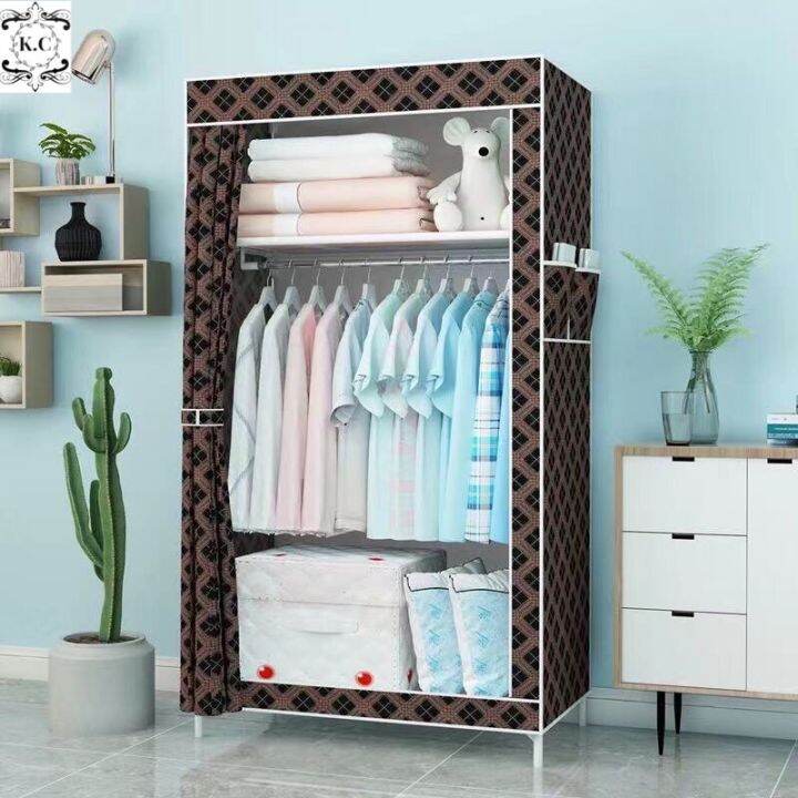 Steel Pipe Reinforced Steel Frame Simple Modern Storage Cabinet ...