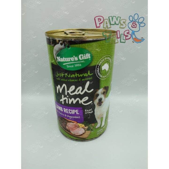 Nature's Gift Meal Time Lamb Recipe w/ Pasta and Vegetable Wet Dog Food ...