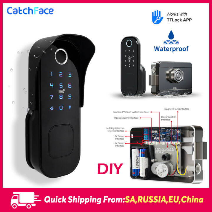 Fingerprint Waterproof Outdoor Gate Remote Control Bluetooth TTLock App ...