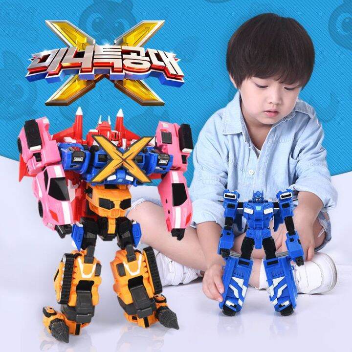 5 Styles Miniforce X Lucybot Lucy Bot Ranger Transformer Machine Car ...