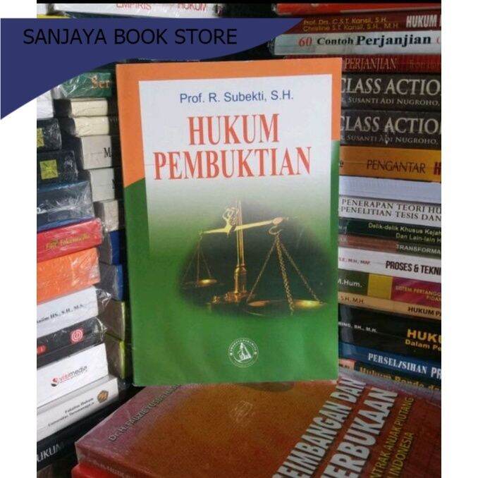 Buku Hukum Pembuktian by R. Subekti | Lazada Indonesia