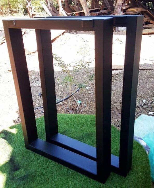 Pradoo'Siam ขาโต๊ะเหล็ก ขาเหล็กโตีะ 1คู่ PS-259 ทรงสีเหลี่ยม 50x70cm ...