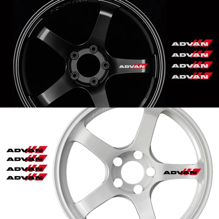 Advan Racing Mags Decals Car Sticker 4pcs good for 4 wheels | Lazada PH