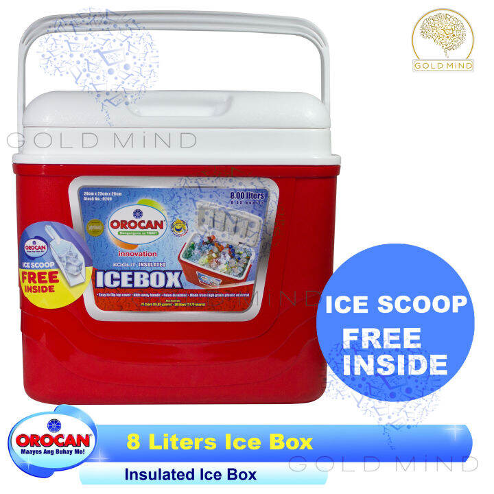 Orocan Ice Box 8L Insulated Icebox Ice Chest - Gold Mind Everyday Low ...