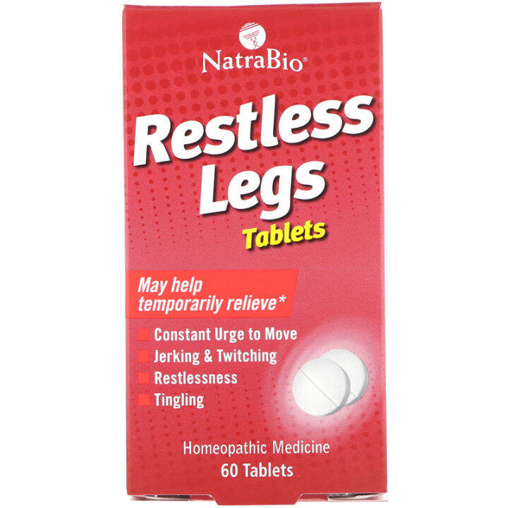 NatraBio, Restless Legs, 60 Tablets | Lazada PH